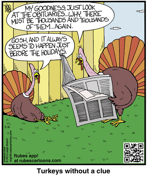 Rubes for 02/16/2013, by Leigh Rubin | Creators Syndicate