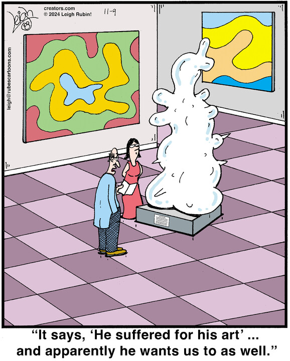 Rubes® for Nov 09, 2024, by Leigh Rubin | Creators Syndicate