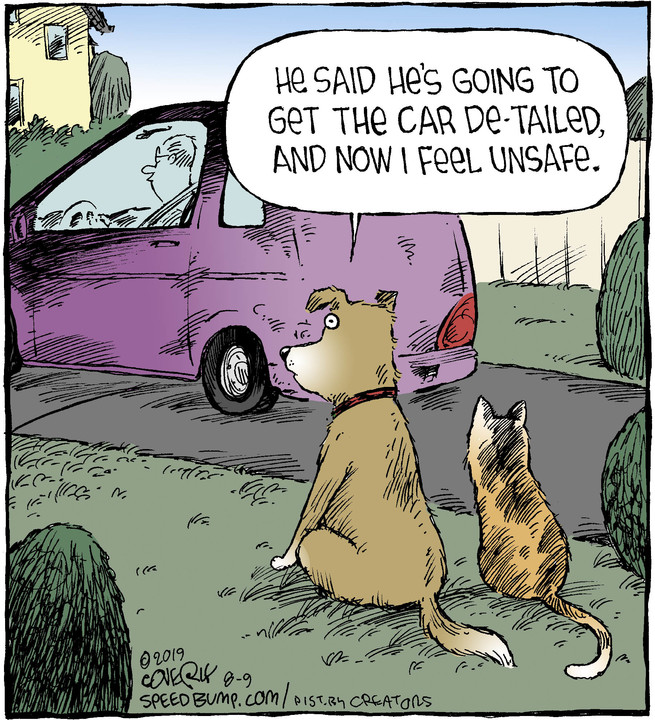 Speed Bump for Aug 09, 2019, by Dave Coverly | Creators Syndicate