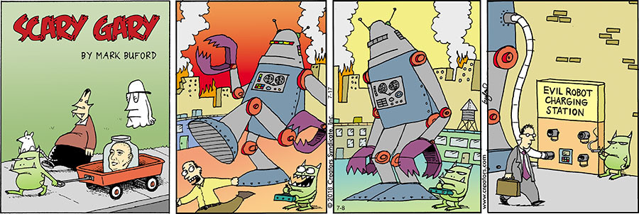 Scary Gary for Jul 08, 2018, by Mark Buford | Creators Syndicate