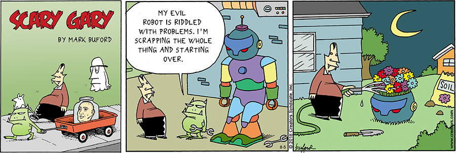 Scary Gary for Aug 05, 2018, by Mark Buford | Creators Syndicate