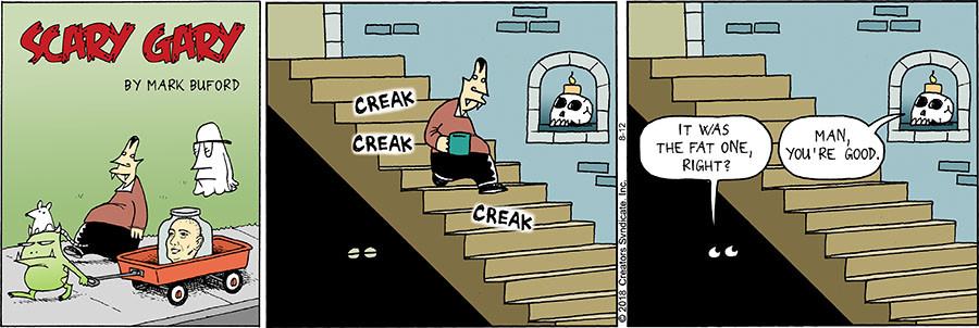 Scary Gary for Aug 12, 2018, by Mark Buford | Creators Syndicate