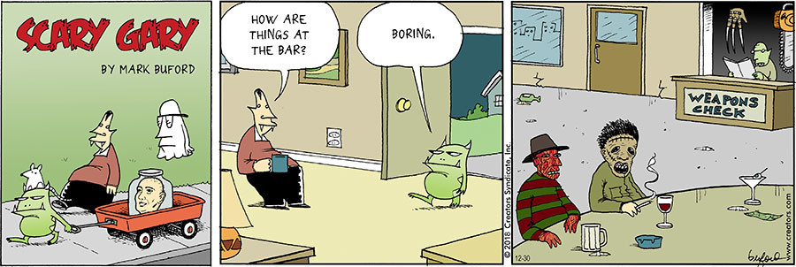 Scary Gary for Dec 30, 2018, by Mark Buford | Creators Syndicate