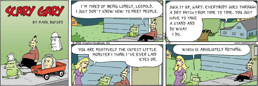 Scary Gary for Aug 28, 2022, by Mark Buford | Creators Syndicate