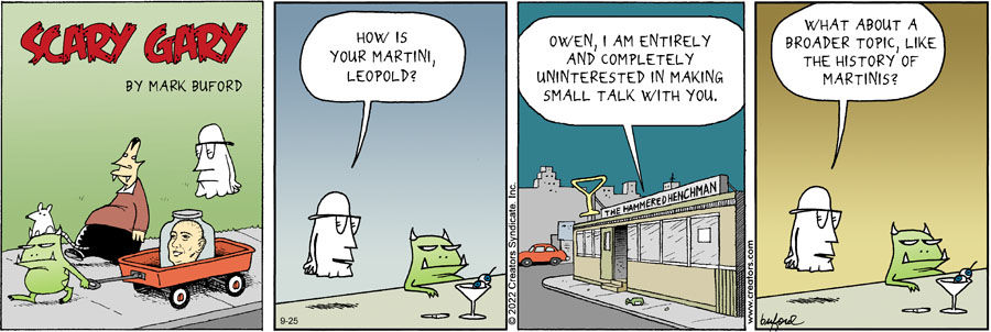 Scary Gary for Sep 25, 2022, by Mark Buford | Creators Syndicate