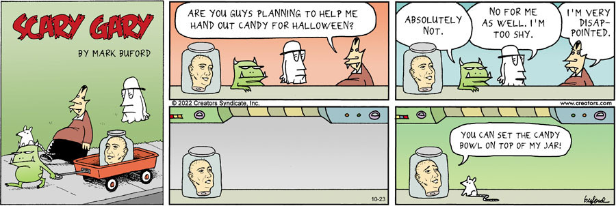 Scary Gary for Oct 23, 2022, by Mark Buford | Creators Syndicate