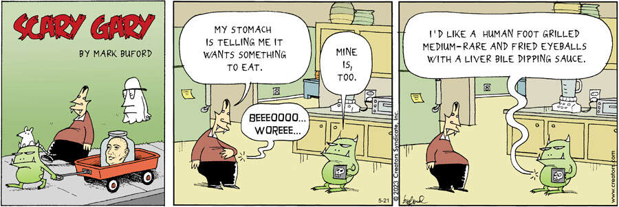 Scary Gary for May 21, 2023, by Mark Buford | Creators Syndicate