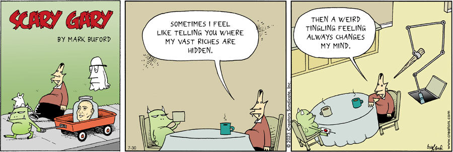 Scary Gary for Jul 30, 2023, by Mark Buford | Creators Syndicate