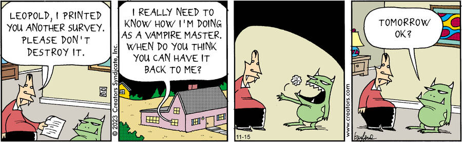 Scary Gary for Nov 15, 2023, by Mark Buford | Creators Syndicate