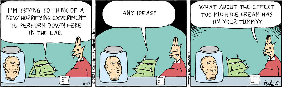 Scary Gary for Aug 17, 2024, by Mark Buford | Creators Syndicate