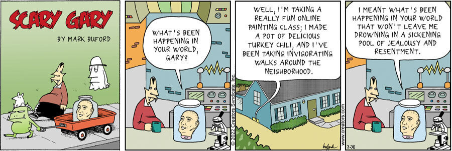 Scary Gary for Mar 30, 2025, by Mark Buford | Creators Syndicate