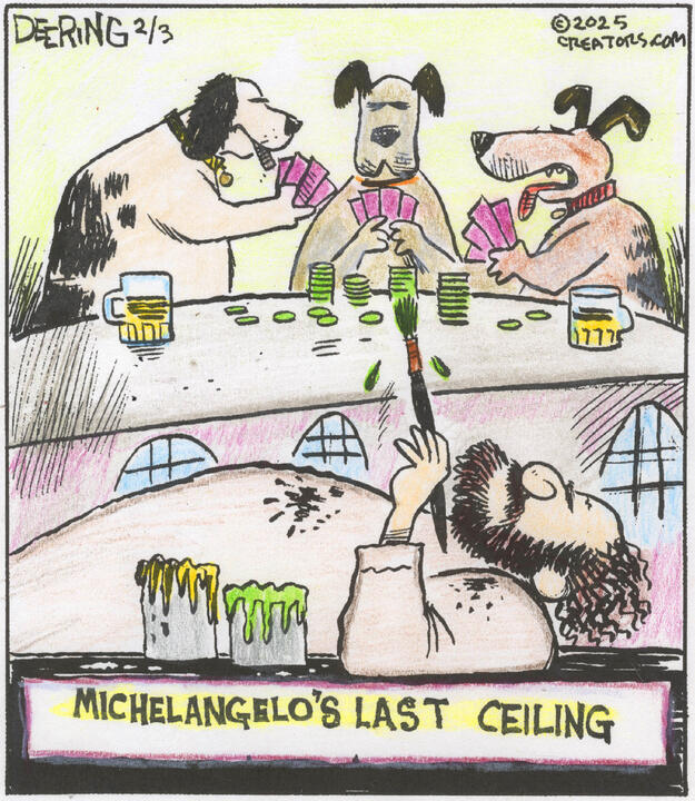 Strange Brew for Feb 03, 2025, by John Deering | Creators Syndicate