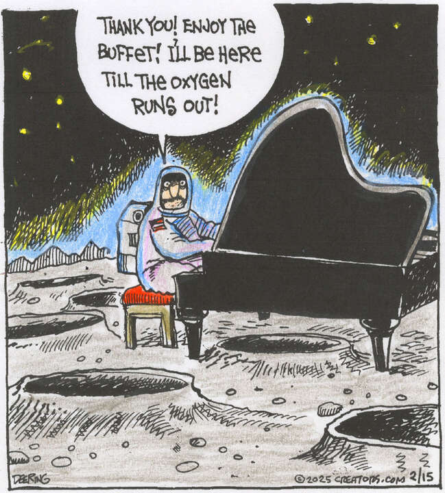 Strange Brew for Feb 15, 2025, by John Deering | Creators Syndicate