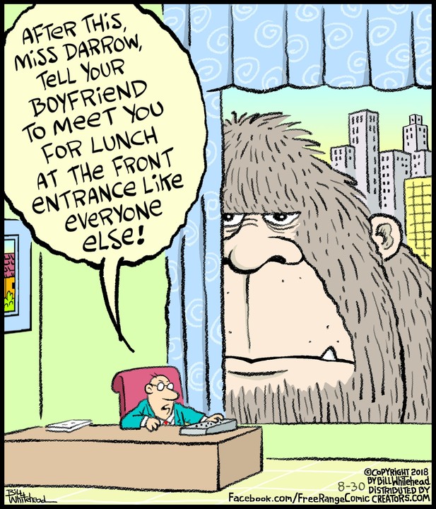 Free Range for Aug 30, 2018, by Bill Whitehead | Creators Syndicate