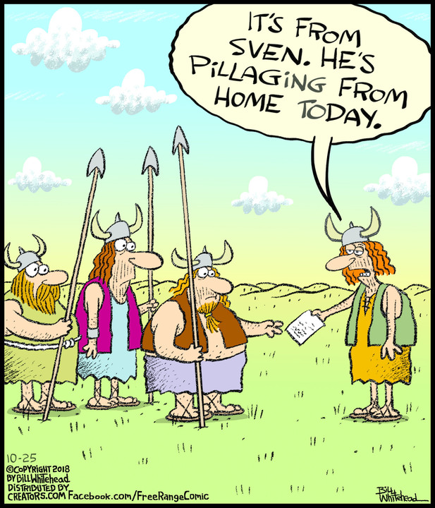 Free Range for Oct 25, 2018, by Bill Whitehead | Creators Syndicate