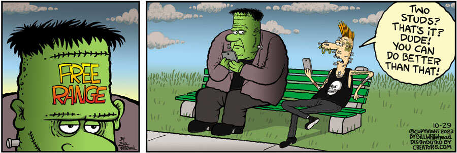 Free Range for Oct 29, 2023, by Bill Whitehead | Creators Syndicate