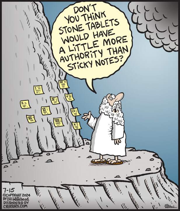 Free Range for Jul 15, 2024, by Bill Whitehead | Creators Syndicate