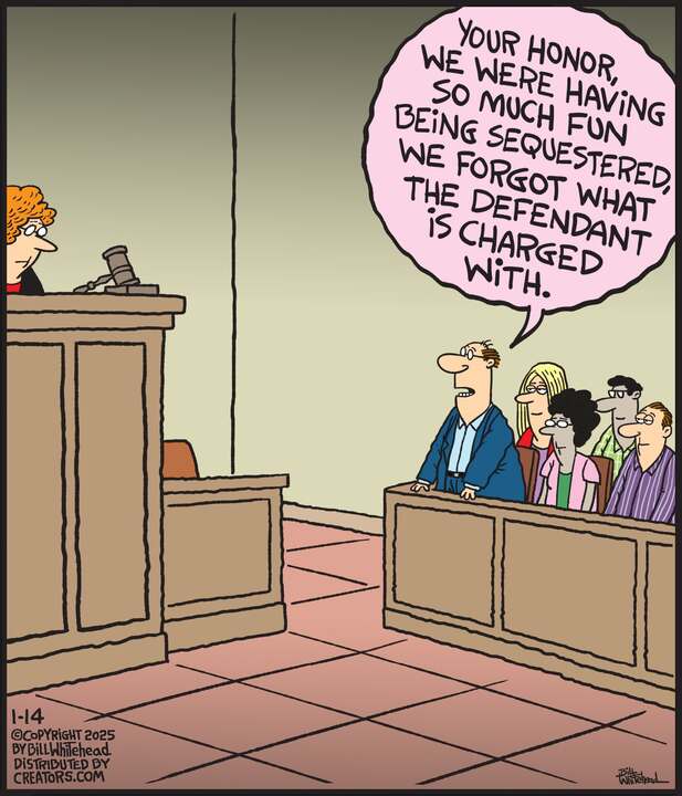 Free Range for Jan 14, 2025, by Bill Whitehead | Creators Syndicate