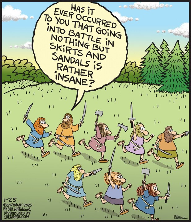 Free Range for Jan 25, 2025, by Bill Whitehead | Creators Syndicate