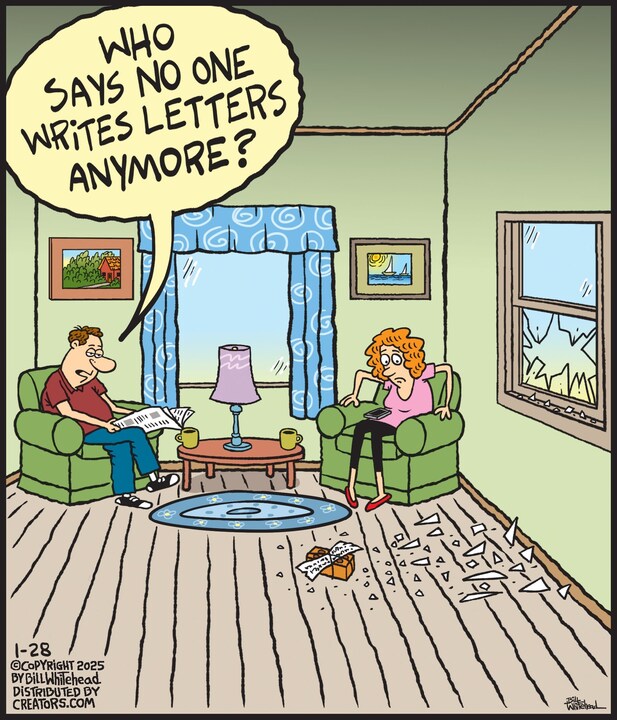 Free Range for Jan 28, 2025, by Bill Whitehead | Creators Syndicate