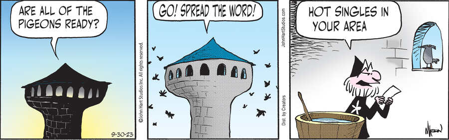 Wizard of Id for Sep 30, 2023, by Mick Mastroianni and Johnny Hart | Creators Syndicate