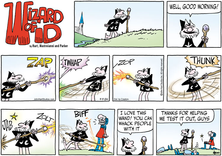 Wizard of Id for Jul 07, 2024, by Mick Mastroianni and Johnny Hart ...