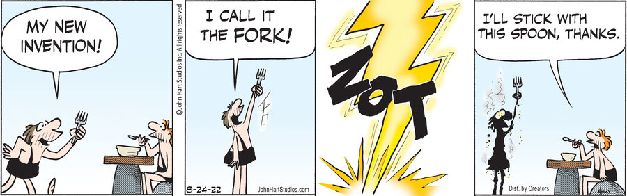 B.C. for Aug 24, 2022, by Mason Mastroianni, Mick Mastroianni and Johnny Hart | Creators Syndicate