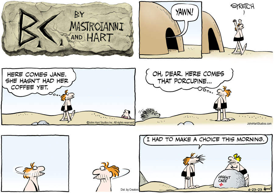 B.C. for Apr 23, 2023, by Mason Mastroianni, Mick Mastroianni and ...