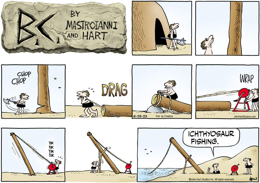 B.C. for Jun 25, 2023, by Mason Mastroianni, Mick Mastroianni and Johnny Hart | Creators Syndicate