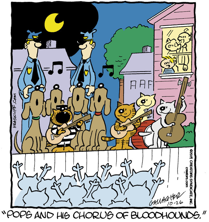 Heathcliff for Oct 26, 2019, by Peter Gallagher | Creators Syndicate