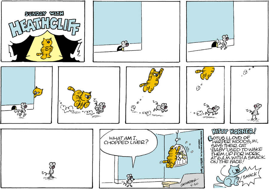 Heathcliff for Apr 30, 2023, by Peter Gallagher | Creators Syndicate