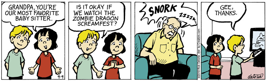 One Big Happy® for Sep 09, 2024, by Rick Detorie | Creators Syndicate