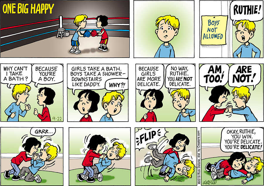 One Big Happy® for Sep 22, 2024, by Rick Detorie | Creators Syndicate