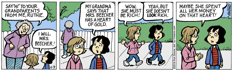 One Big Happy® for Nov 09, 2024, by Rick Detorie | Creators Syndicate