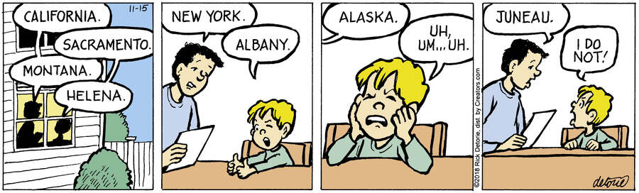 One Big Happy® for Nov 15, 2024, by Rick Detorie | Creators Syndicate