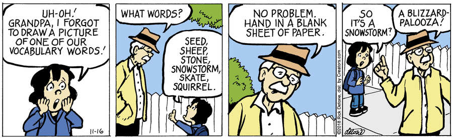 One Big Happy® for Nov 16, 2024, by Rick Detorie | Creators Syndicate