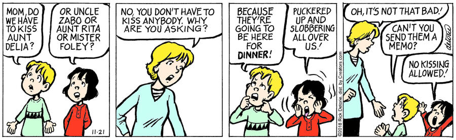 One Big Happy® for Nov 21, 2024, by Rick Detorie | Creators Syndicate