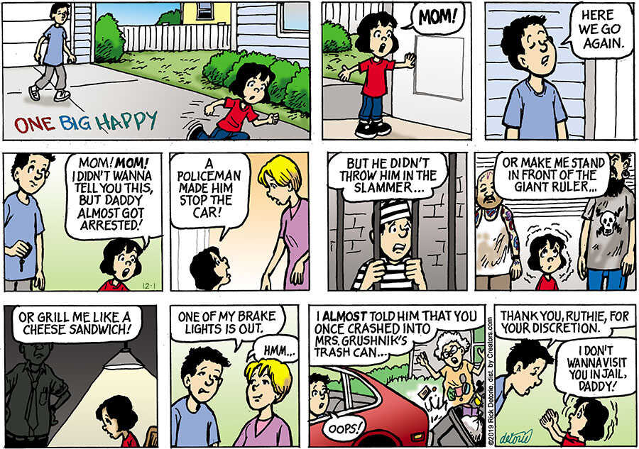 One Big Happy® for Dec 01, 2024, by Rick Detorie | Creators Syndicate