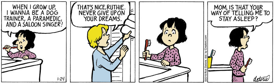 One Big Happy® for Jan 24, 2025, by Rick Detorie | Creators Syndicate