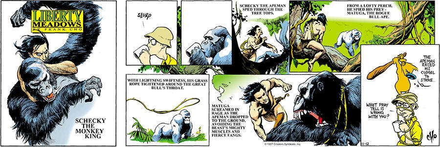 Liberty Meadows for Nov 12, 2023, by Frank Cho | Creators Syndicate