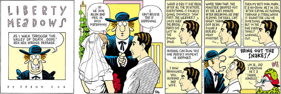 Liberty Meadows for Aug 03, 2025, by Frank Cho | Creators Syndicate