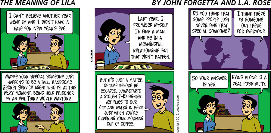 The Meaning of Lila for Jan 19, 2020, by John Forgetta | Creators Syndicate