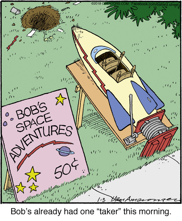 Ballard Street for Jan 03, 2018, by Jerry Van Amerongen | Creators ...