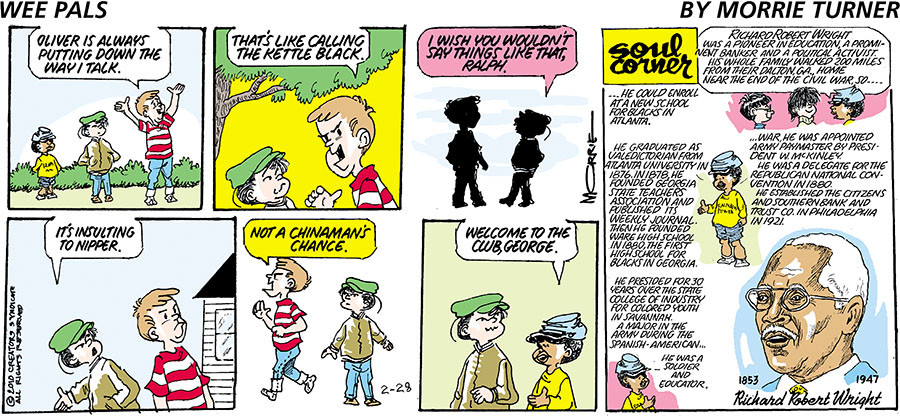 Wee Pals for Feb 28, 2016, by Morrie Turner | Creators Syndicate