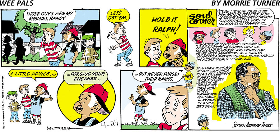 Wee Pals for Apr 24, 2016, by Morrie Turner | Creators Syndicate