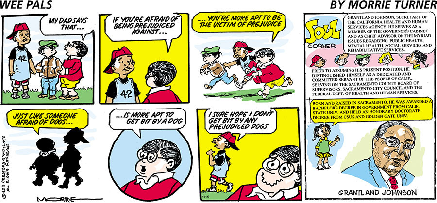 Wee Pals for Jan 15, 2017, by Morrie Turner | Creators Syndicate