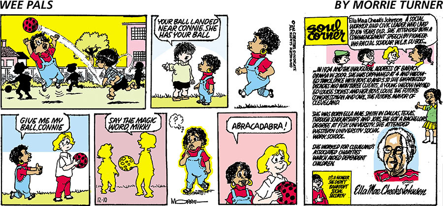 Wee Pals for Dec 10, 2017, by Morrie Turner | Creators Syndicate