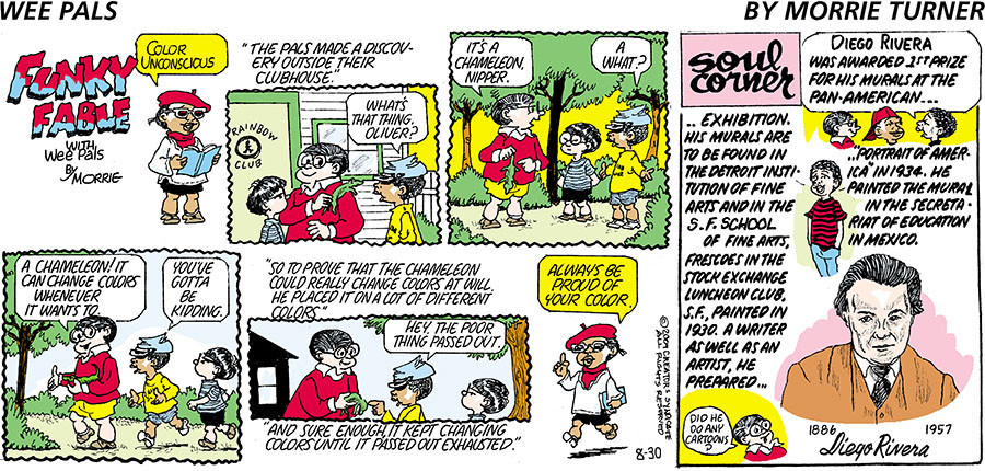 Wee Pals for Aug 30, 2020, by Morrie Turner | Creators Syndicate