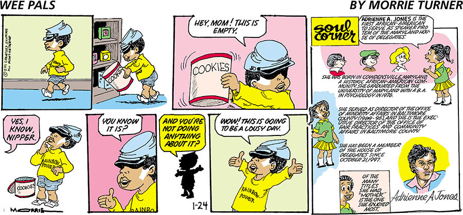 Wee Pals for Jan 24, 2021, by Morrie Turner | Creators Syndicate