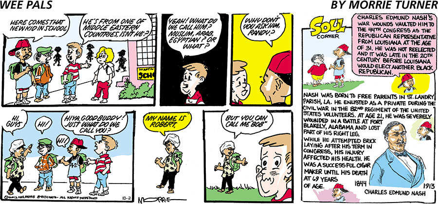 Wee Pals for Oct 02, 2022, by Morrie Turner | Creators Syndicate